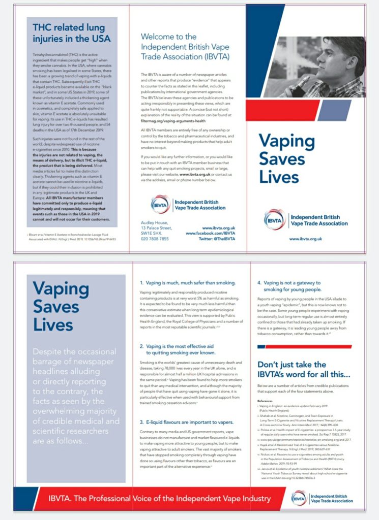 IBVTA launches #VapingSavesLives campaign – Independent British Vape ...